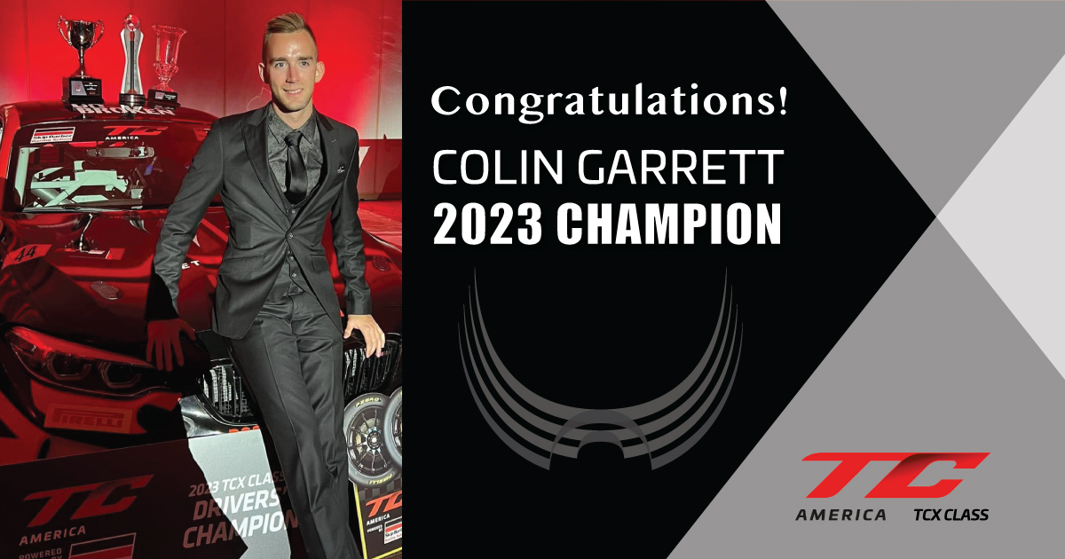 Colin Garrett Named 2023 TC America TCX Class Champion - 11/11 Veteran ...